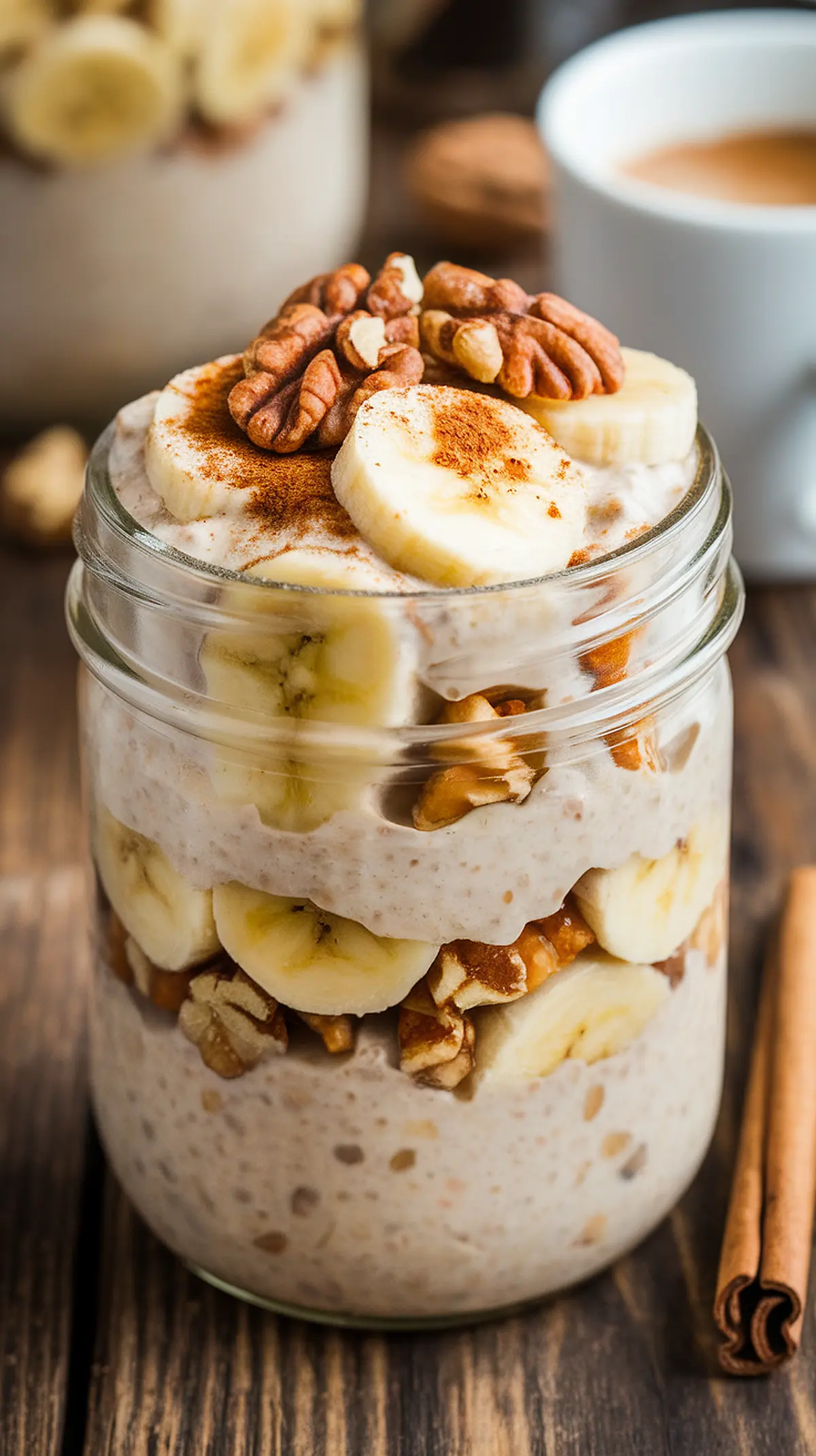 Creamy Banana Nut Overnight Oats Recipe Pepper Basil