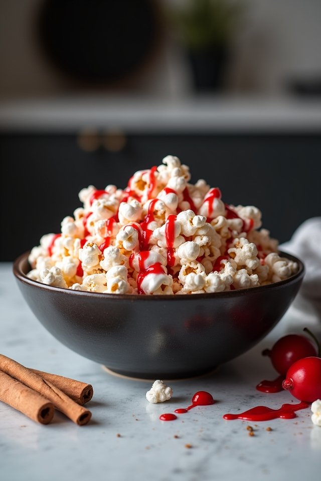 Vampire Bite Popcorn - the color of halloween - Pepper Basil